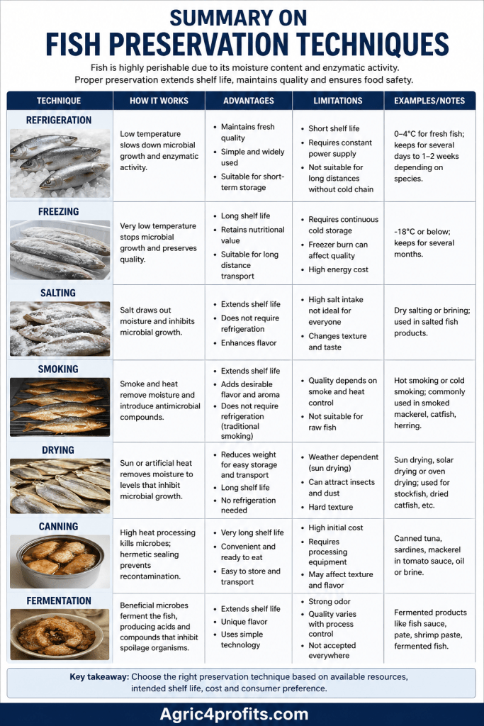 Fish Preservation Techniques - Agric4Profits